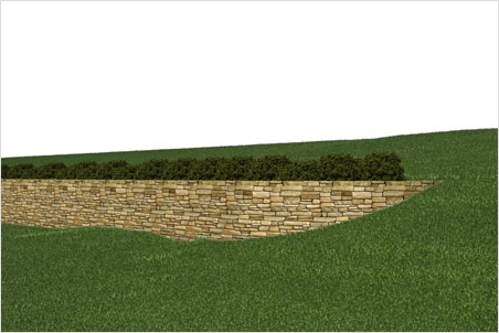 Retaining Wall, Fieldstone